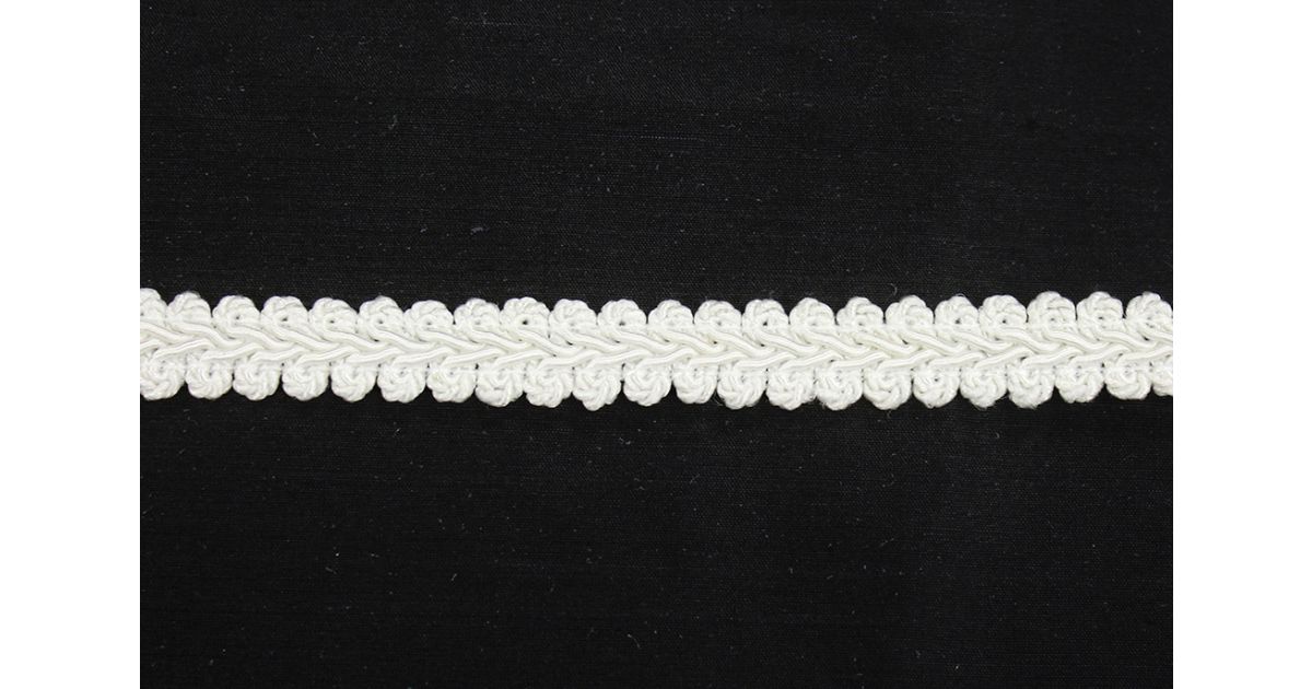 French Gimp White 1140-A1 - The Fabric Mill