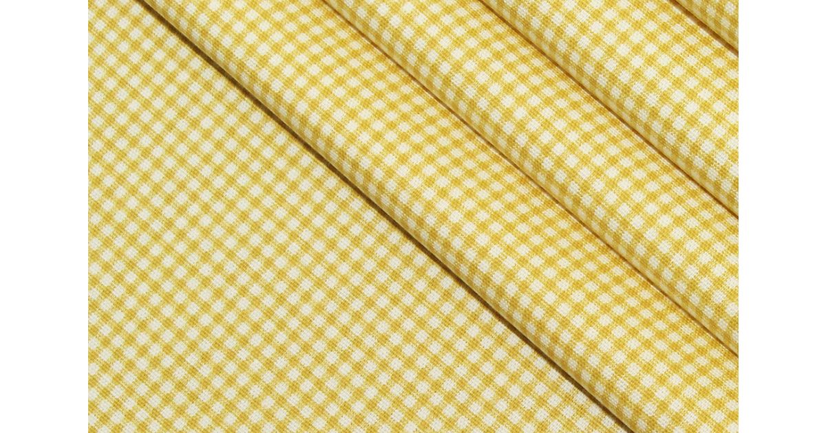 Covington Madrid Check Barley - The Fabric Mill