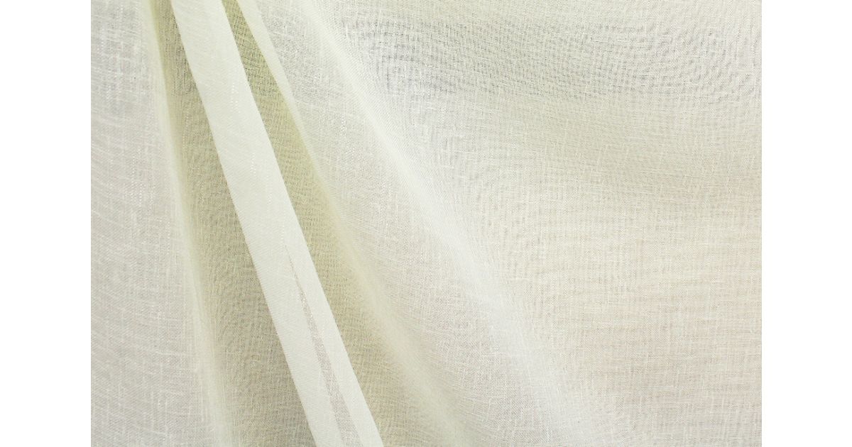 Aspen Linen White - The Fabric Mill