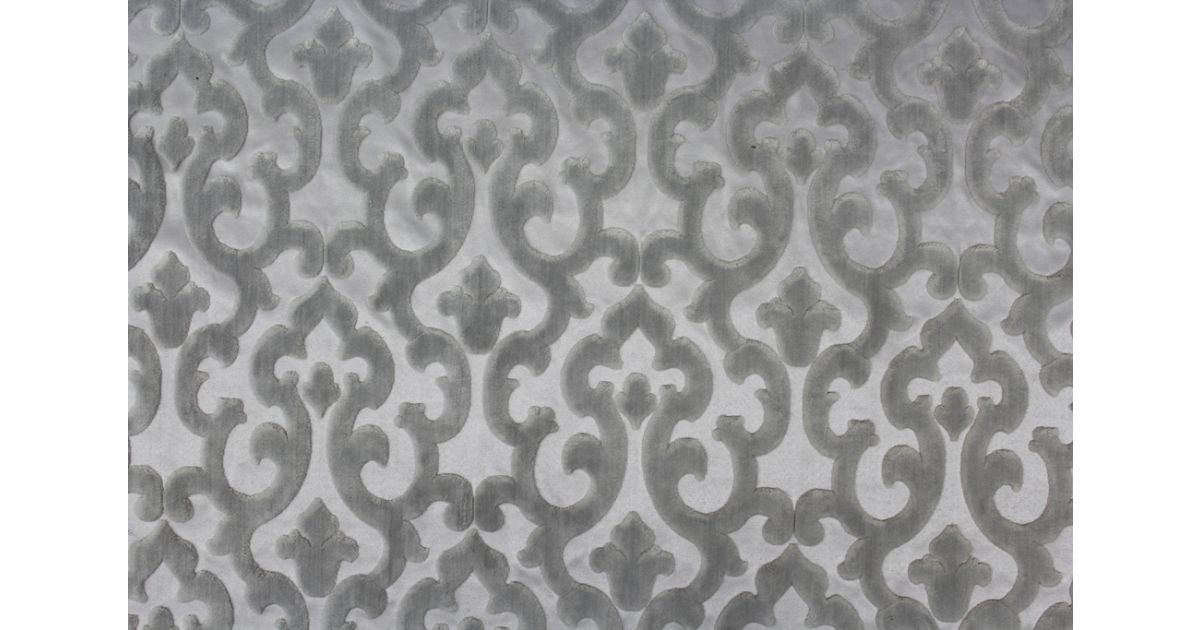 Hilton Velvet Light Grey - The Fabric Mill