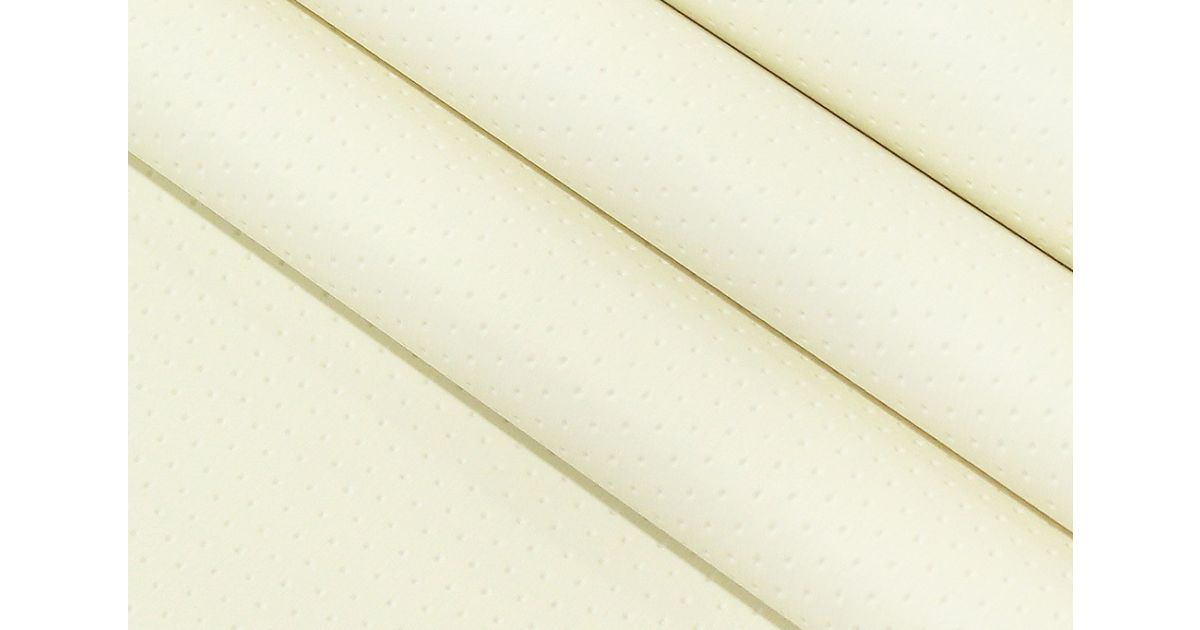 Vinyl Dotted Ivory - The Fabric Mill