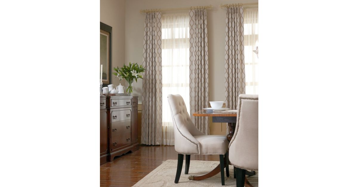 Custom Euro / Hand Tack At Top Draperies - The Fabric Mill