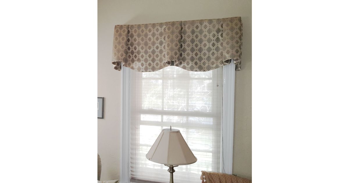 Custom Imperial Valance - The Fabric Mill